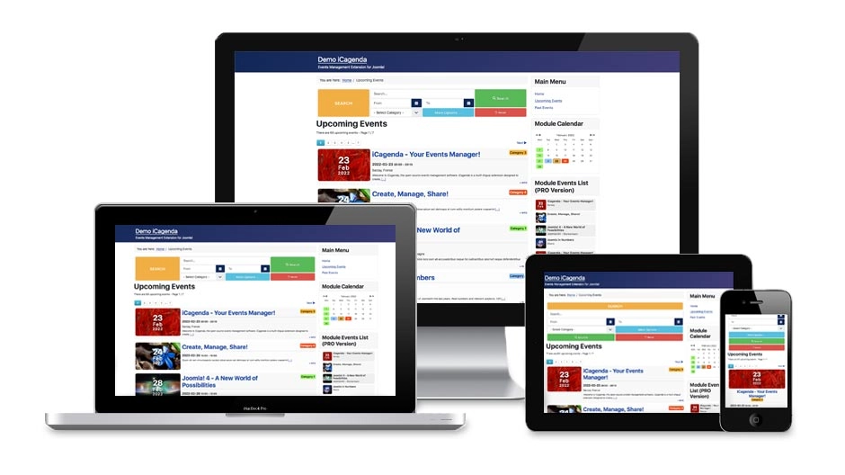 iCagenda - Events Management for Joomla!